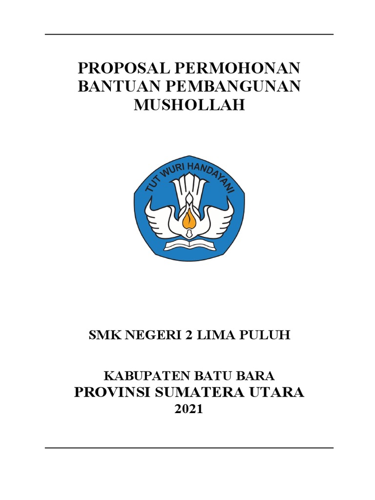 Proposal Mushollah Tahun 2021 | PDF