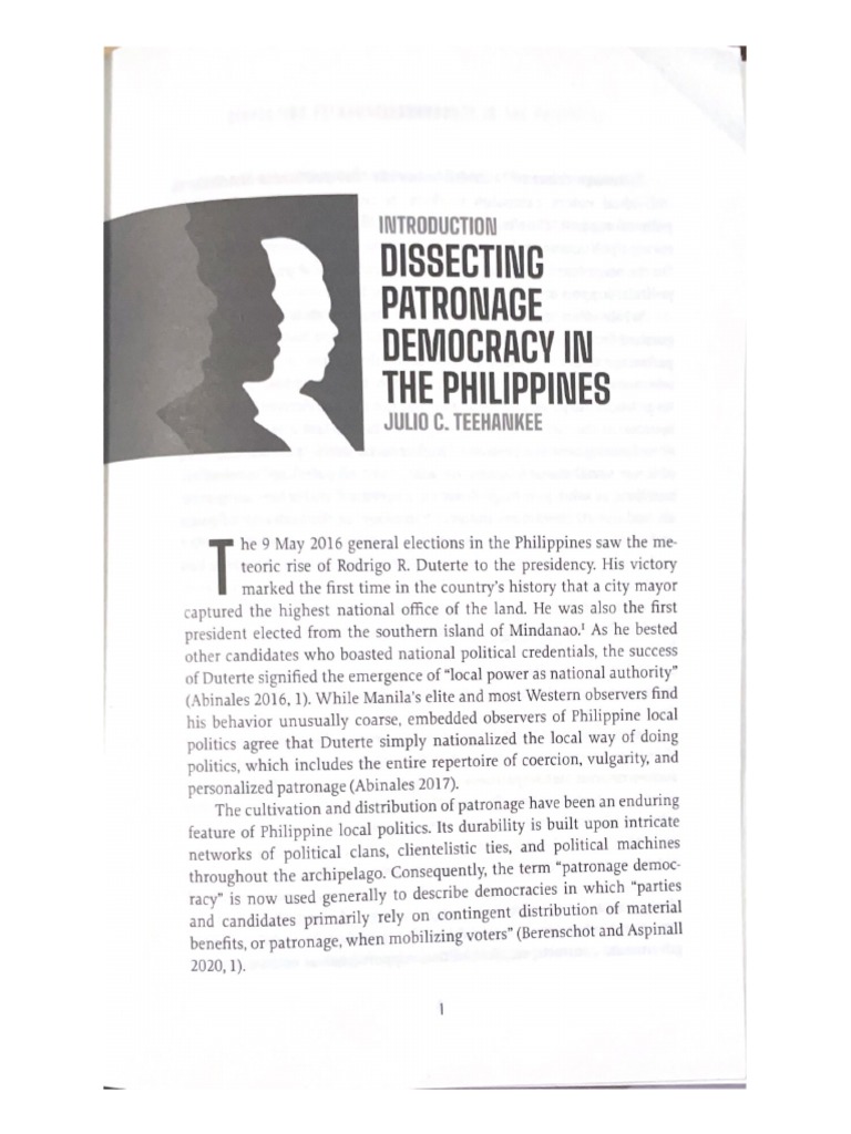 Patronage Democracy | PDF
