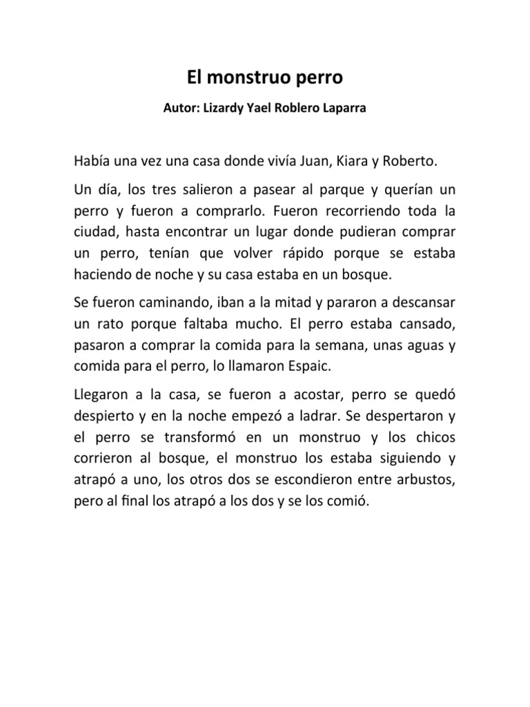 El Monstruo Perro | PDF