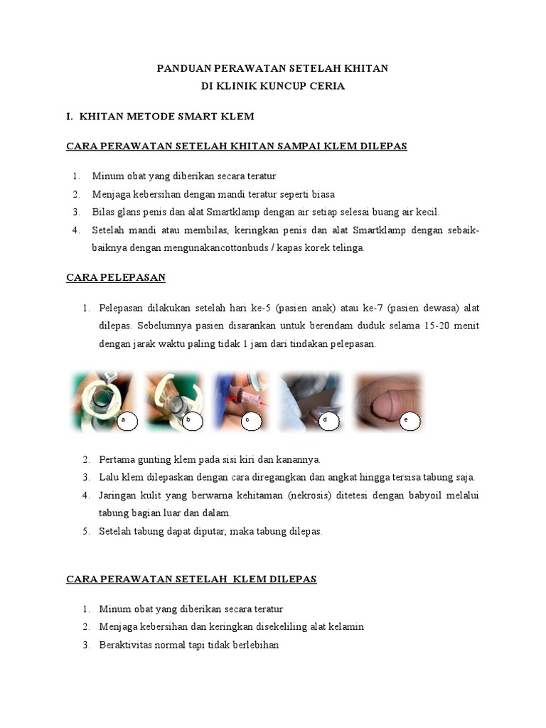 Buku Panduan Perawatan Pasca Khitan | PDF