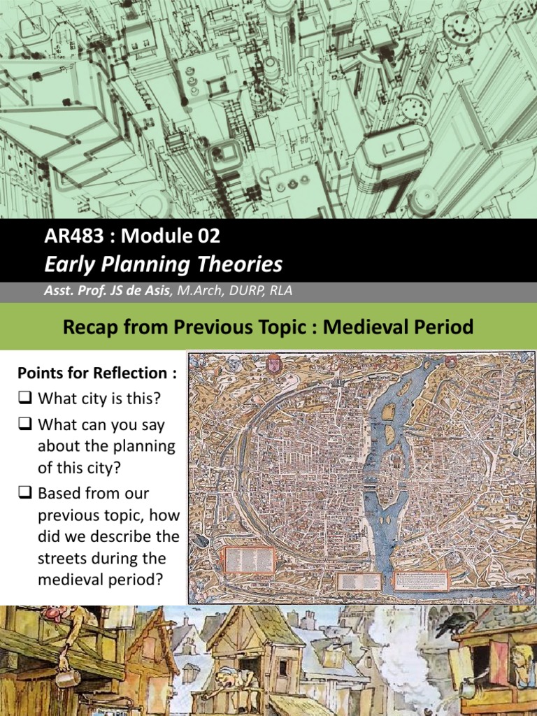 1.4. Early Planning Theories | PDF | Urban Planning