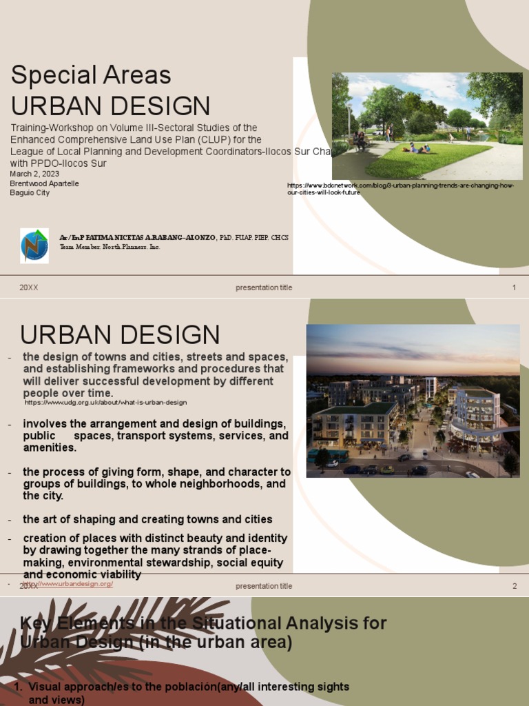 Presentation Urban Design | PDF | Urban Design | Urban Planning