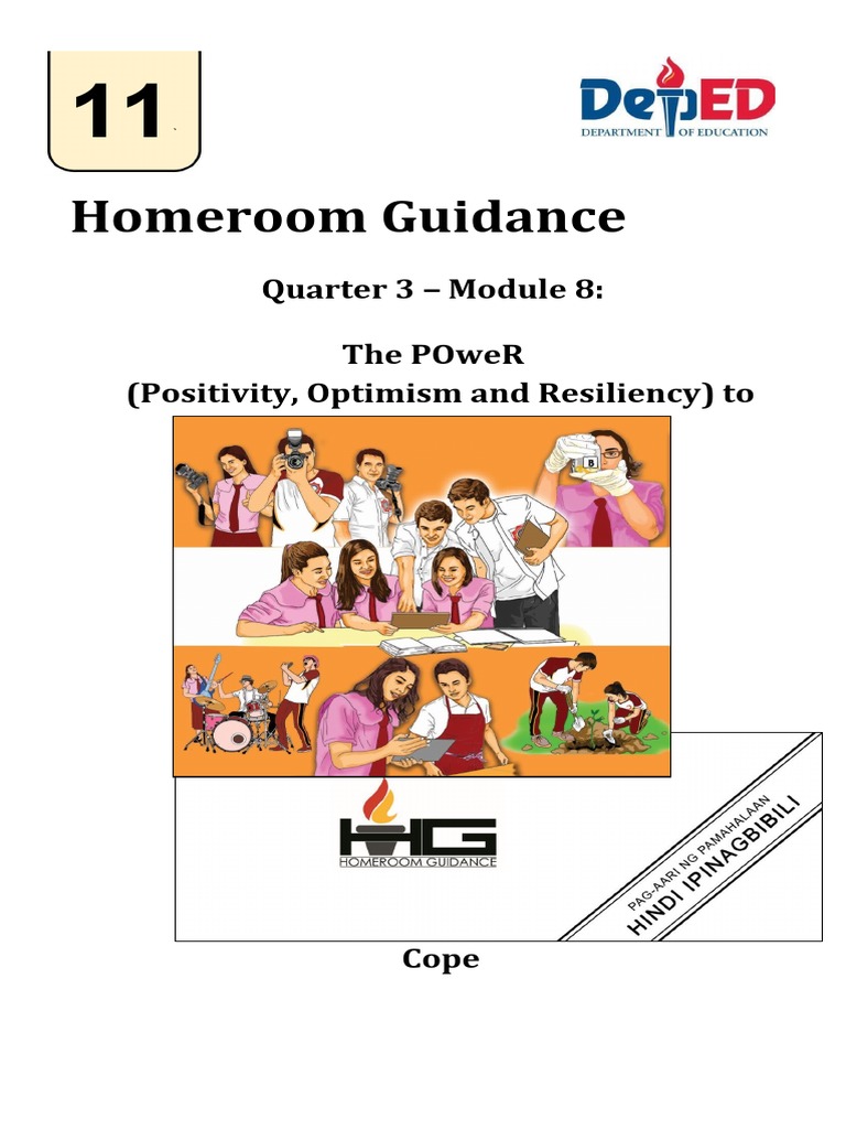G11 Q3 Module8 | PDF | Optimism | Psychological Resilience