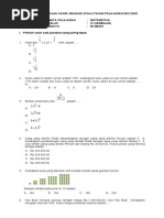 Soal US Matematika Kelas 6 2023 | PDF