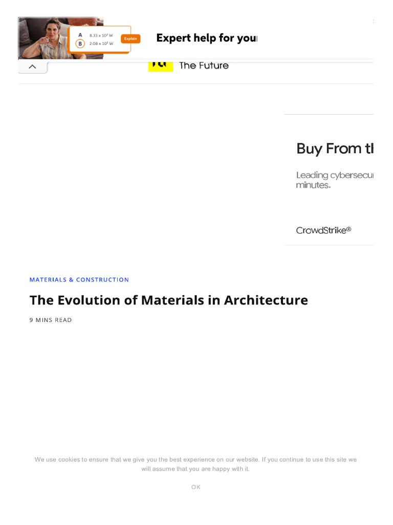 The Evolution of Materials in Architecture - RTF - Rethinking The ...