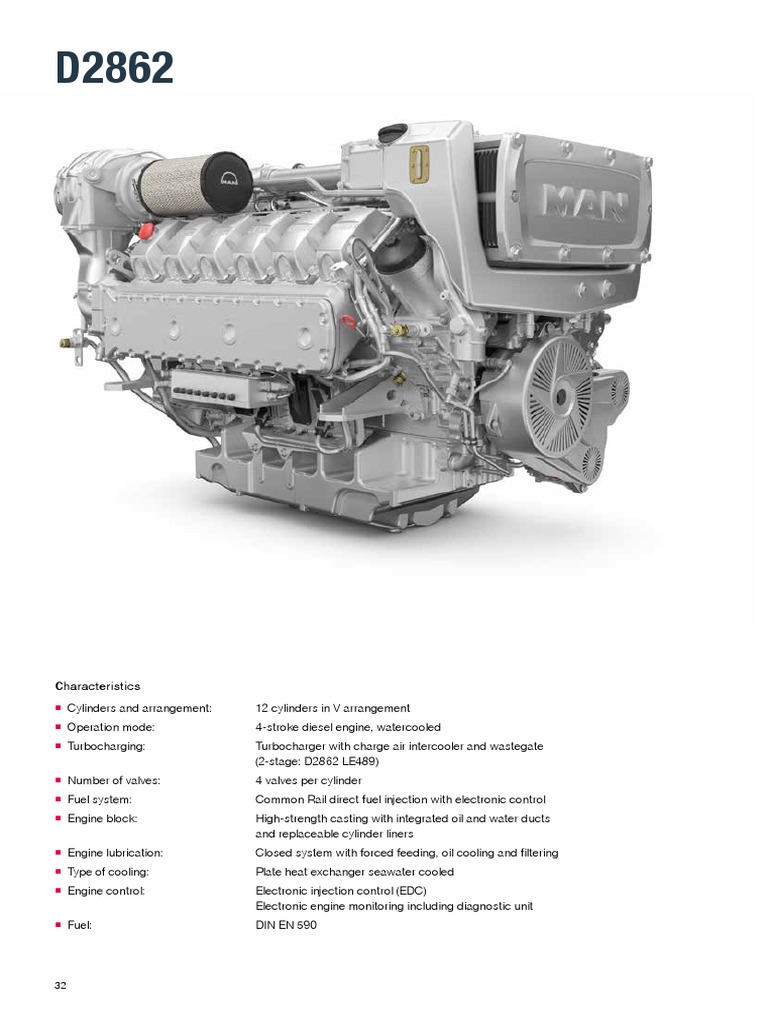 MAN Marine Propulsion Engines-32-35 | PDF | Engines | Diesel Engine