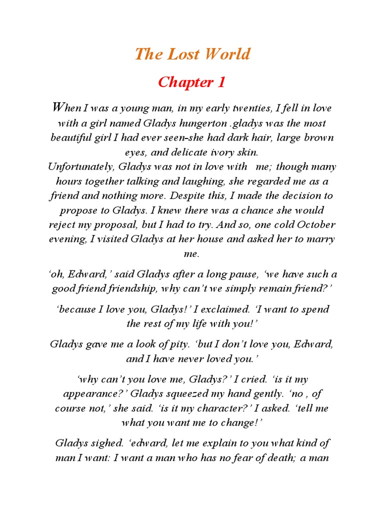 The Lost World | PDF