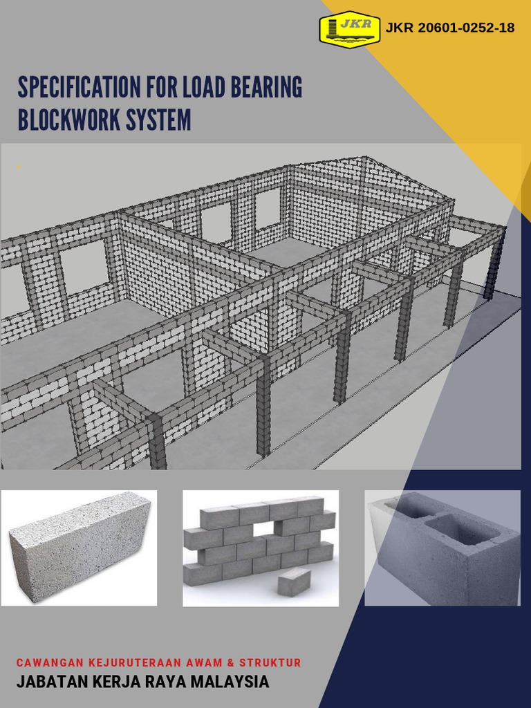 Specification For Load Bearing Blockwork System | PDF | Concrete | Masonry