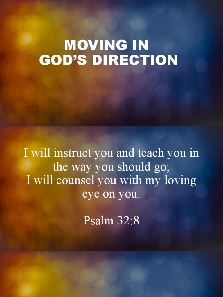 Moving in God's Direction | PDF