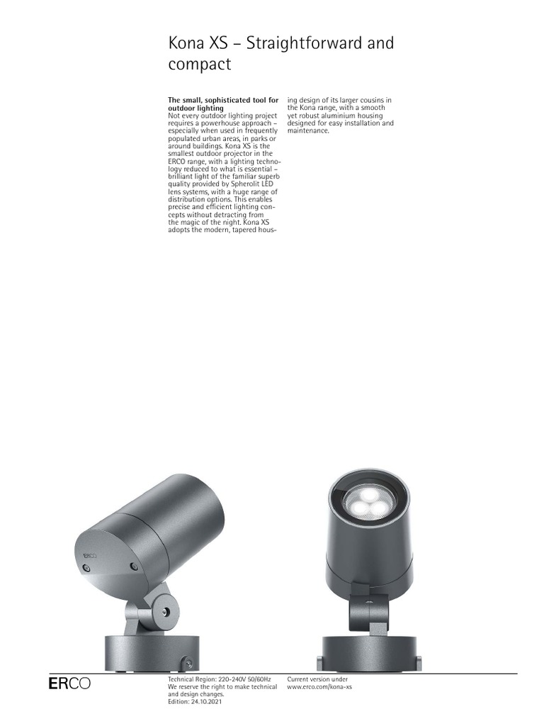 Kona Xs 16064 - 2057 - 1 Web | PDF | Lighting | Optics