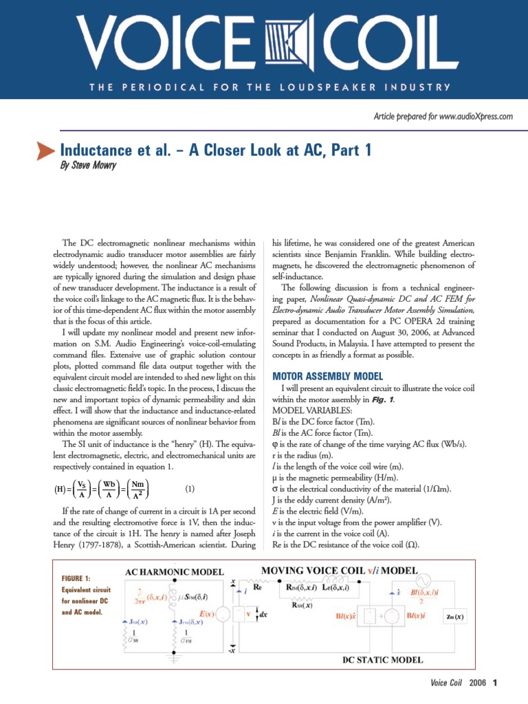 Inductance Part 1 - Mowry | PDF | Inductor | Inductance