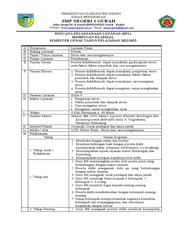 3. RPL STRESS DAN CARA MENGATASINYA (Genap) | PDF