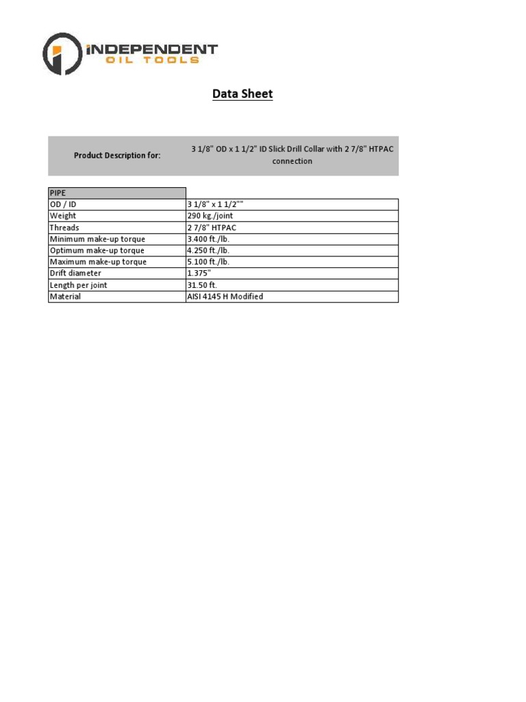 DC 3 1 8 In With 2 7 8 HTPAC Connection PDF