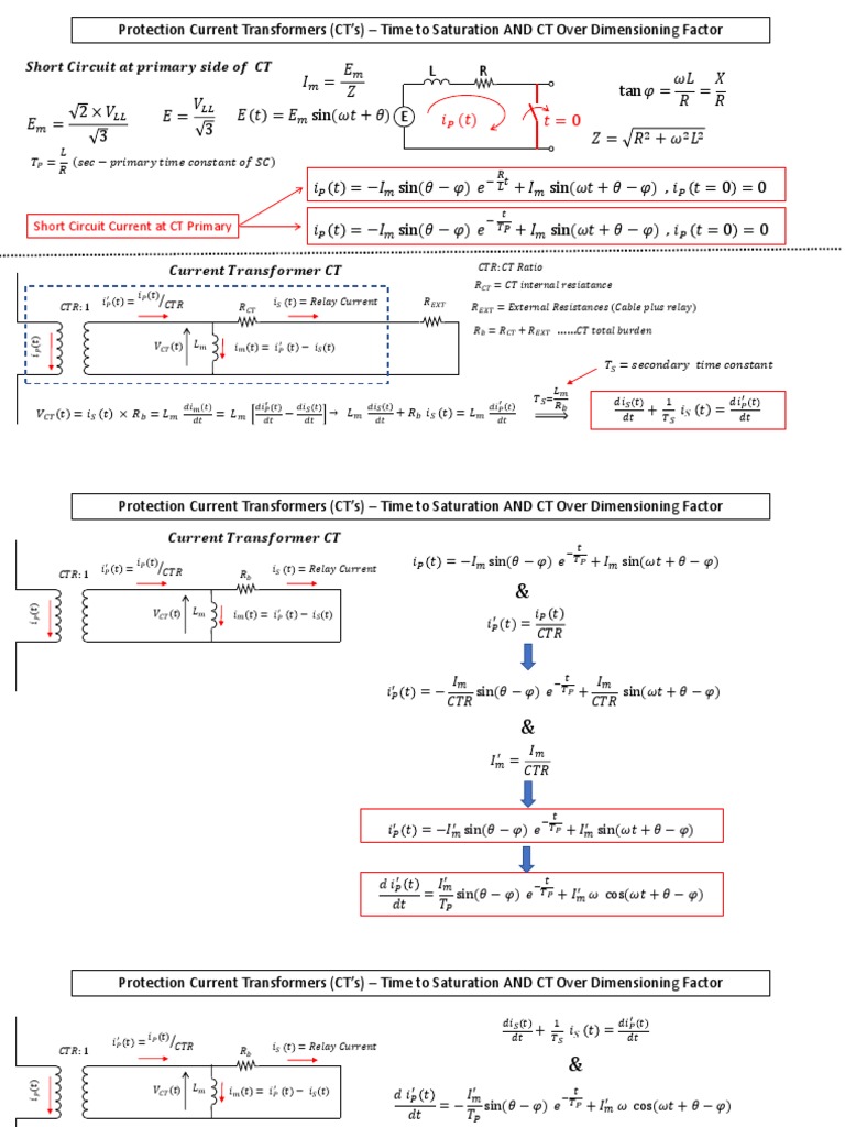 CT Sizing - CT Over Dimensioning Factor | Download Free PDF ...
