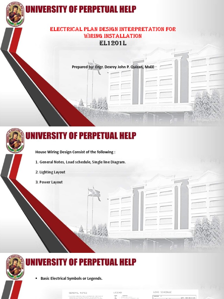 Electrical Design Interpretation For Installation | PDF