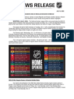 Official Seattle Kraken 2025-26 Schedule | PDF | National Hockey League ...