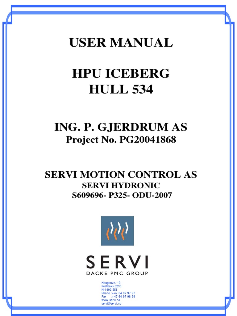 Power Pack User Manual p325 | PDF | Pump | Valve