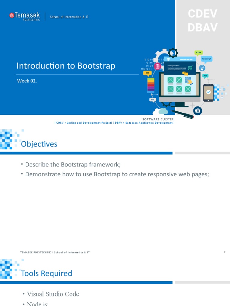 Intoduction To Bootstrap | PDF | Bootstrap (Front End Framework) | World Wide Web