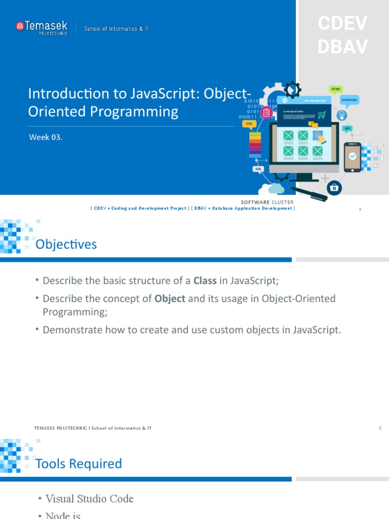 Introduction To Javascript Object Oriented Programming Pdf Java Script Object Oriented