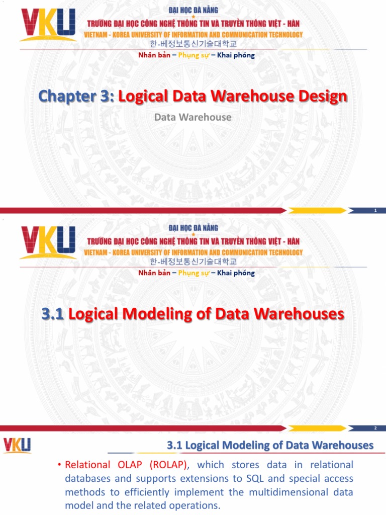 DW 3 - Logical Data WareHouse Design | PDF | Data Warehouse ...