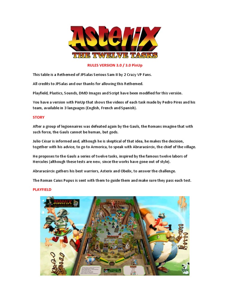 Asterix The Twelve Tasks Original 2022 English 1 | PDF