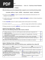 Biology Worksheet Grade 12 Unit 2 | PDF | Virus | Bacteria