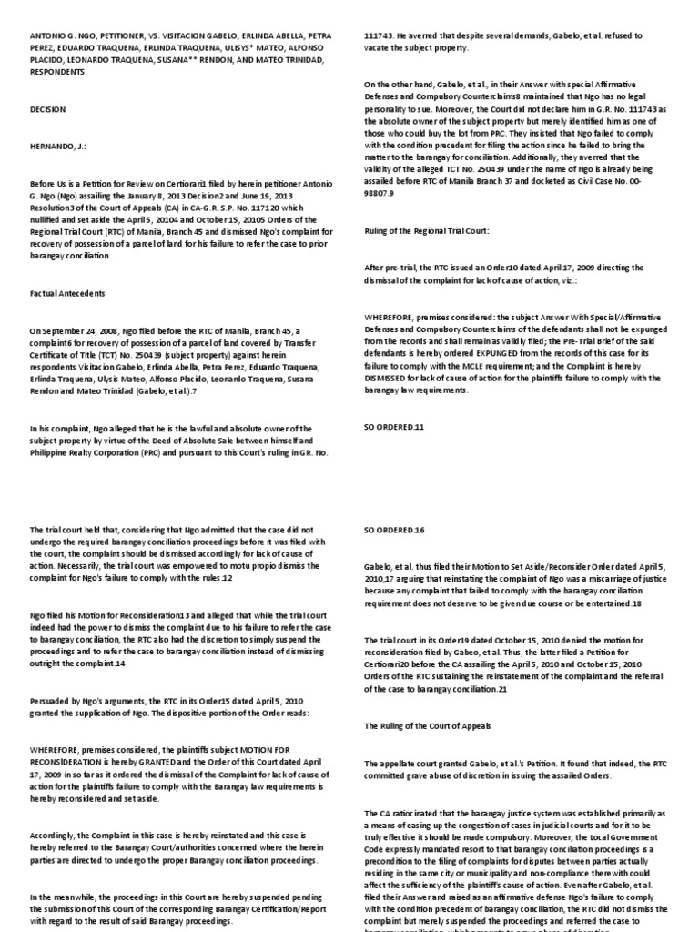 GR No. 207707 | PDF | Complaint | Lawsuit