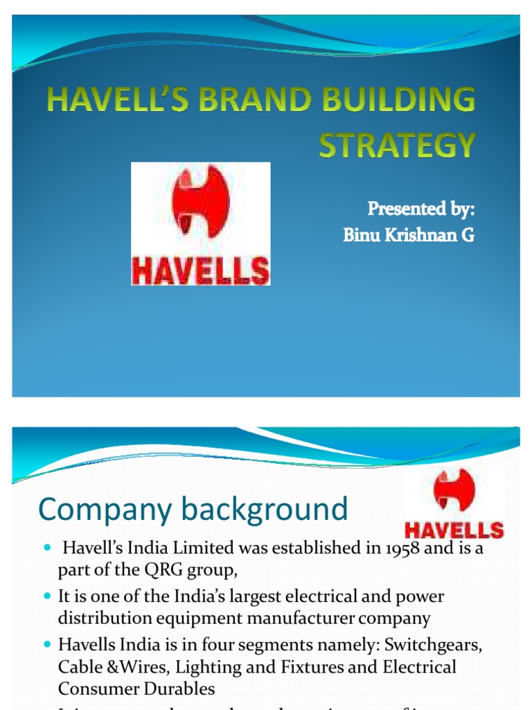 Havells India Company Overview | PDF
