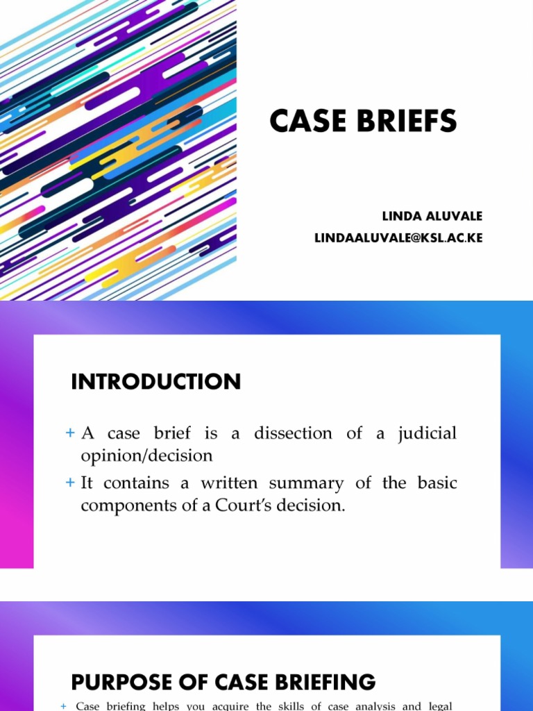 Week 9 - Case Briefs | PDF