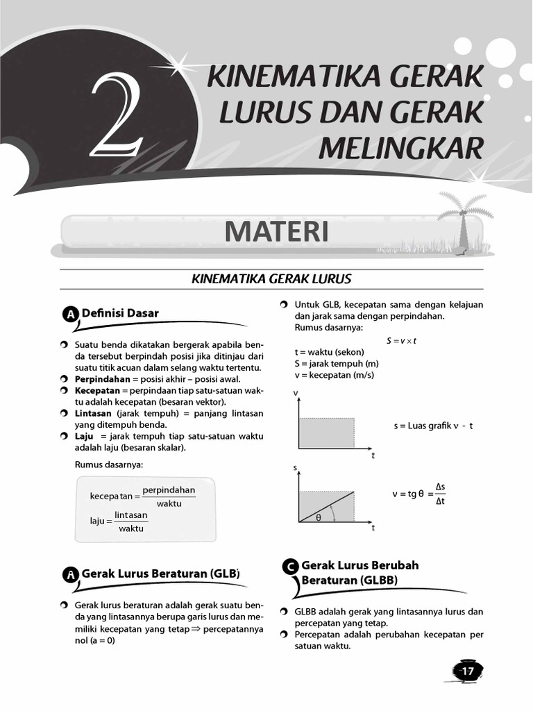 Kinematika Gerak Lurus Dan Gerak Melingkar | PDF Kinematika Gerak Lurus Dan Gerak Melingkar | PDF