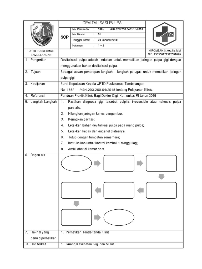 Devitalisasi Pulpa | PDF
