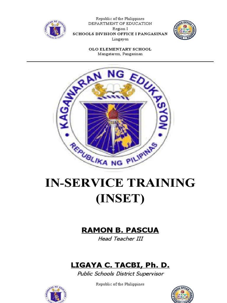 Inset Permit Pdf Teachers