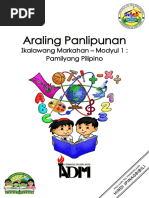 Ap1 - q2 - Mod3 - Pagpapahalaga Sa Bawat Kasapi NG Pamilya | PDF