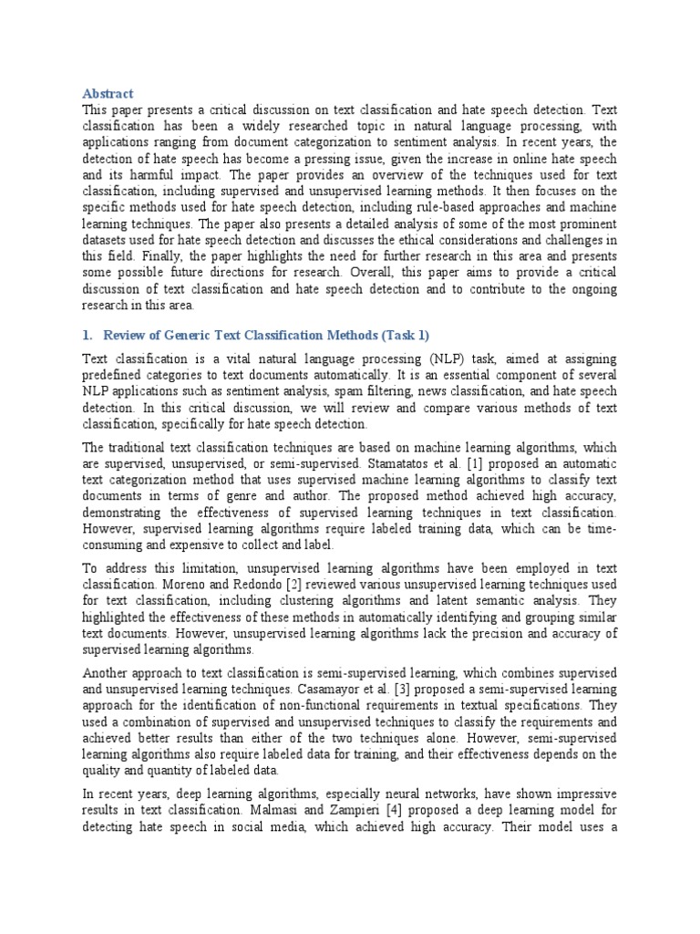 CE807 - Assignment 1 - Interim Practical Text Analytics and Report | PDF | Machine Learning ...