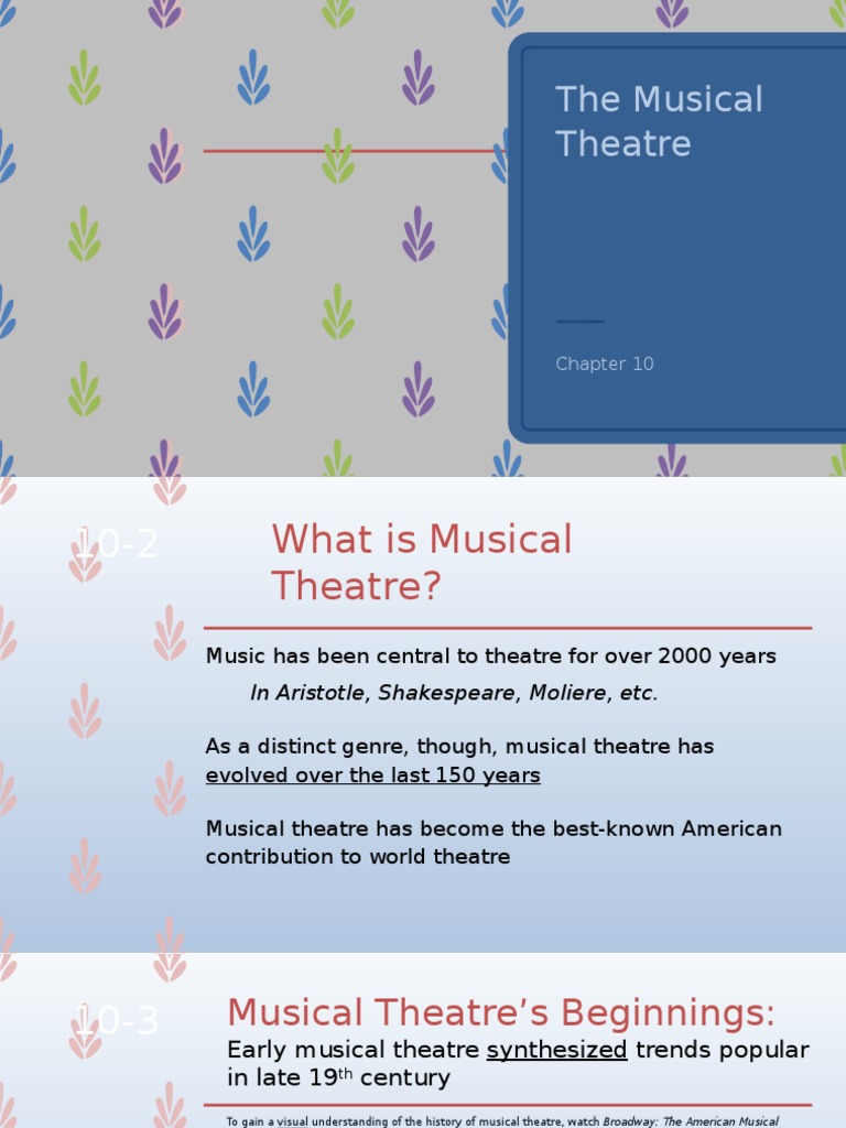 Evolution of American Musical Theatre | PDF | Musical Theatre | Theatre