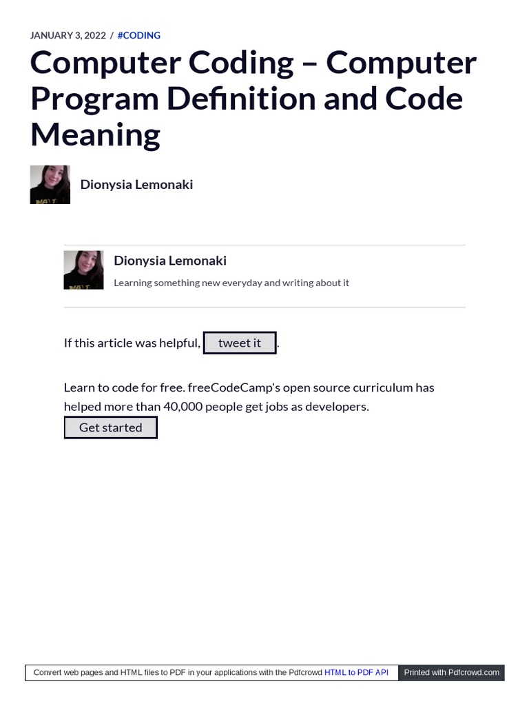 Understanding Computer Coding Basics | PDF