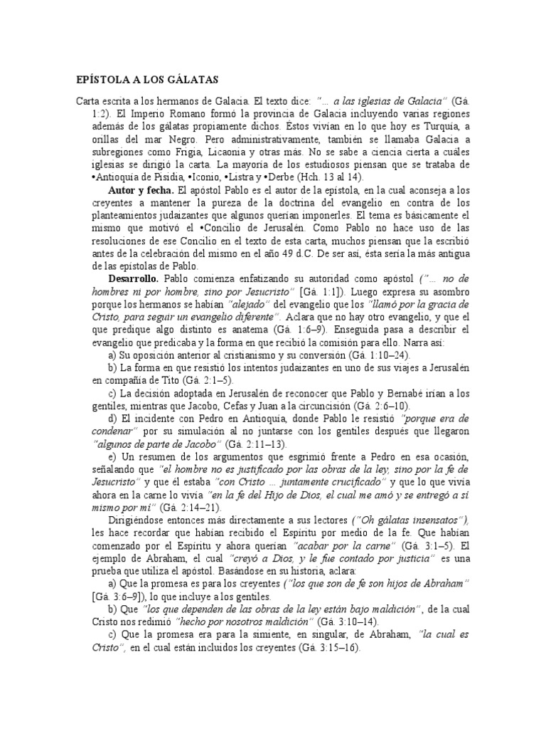 Lockward A. Panorama de Galatas | PDF | Religión y espiritualidad