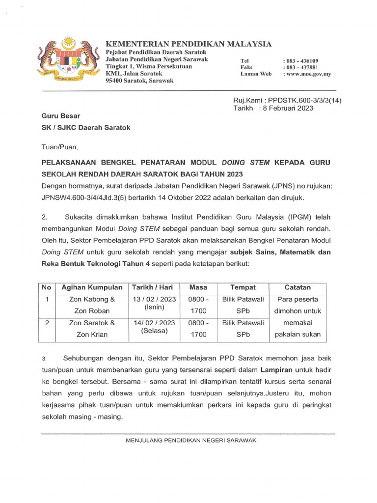 Bengkel Modul Doing STEM | PDF