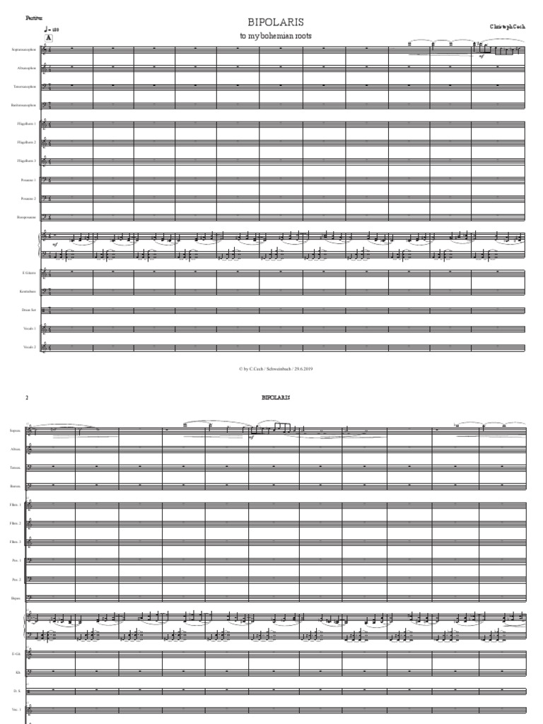 BIPOLARIS - Partitur - Partitur | PDF