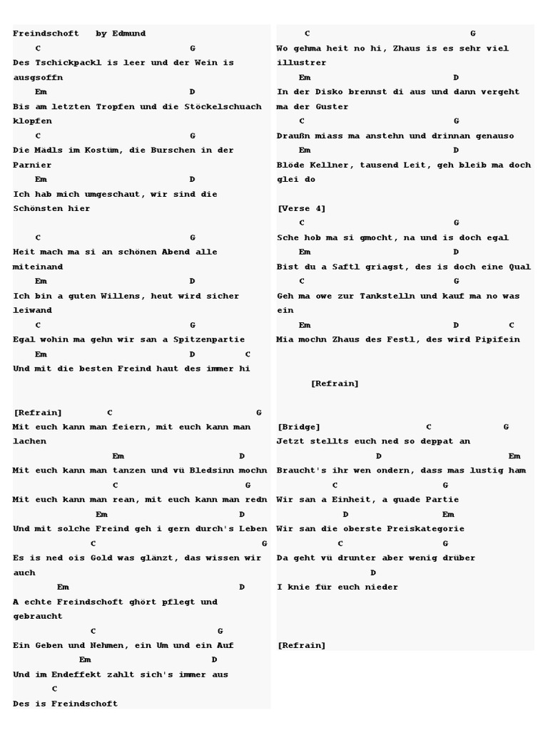 Freindschoft Edmund | PDF