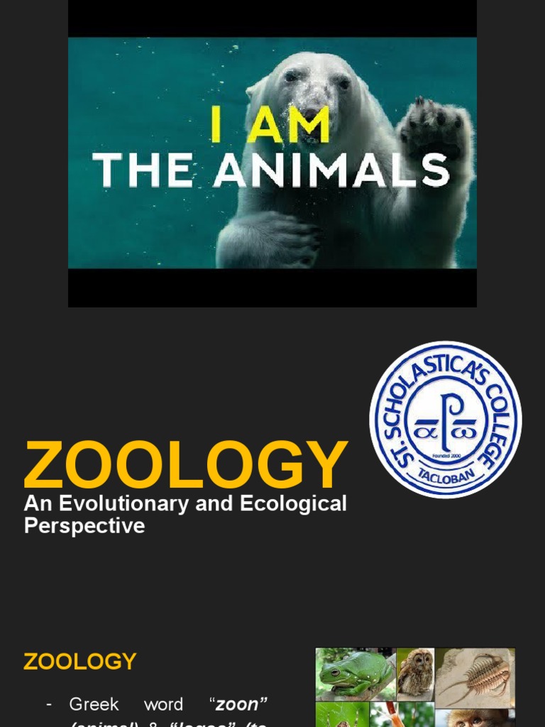 Lesson 1 - Zoology - An Evolutionary and Ecological Perspective | PDF ...