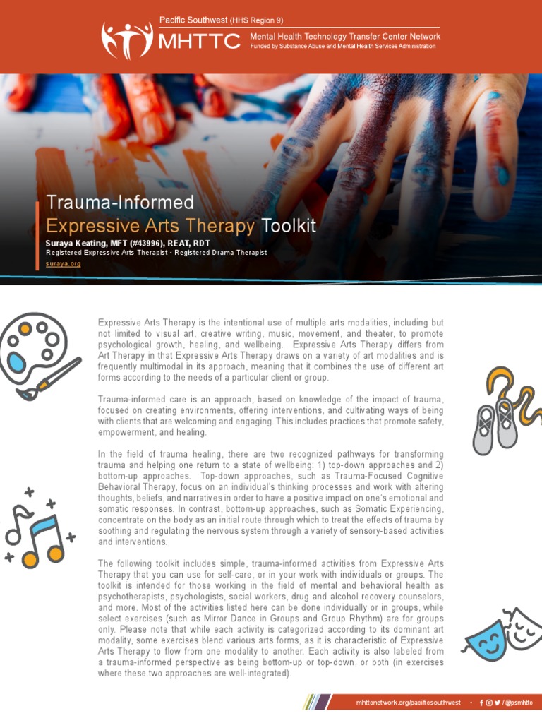 Expressive Arts Therapy Toolkit | PDF | Psychotherapy | Art Therapy