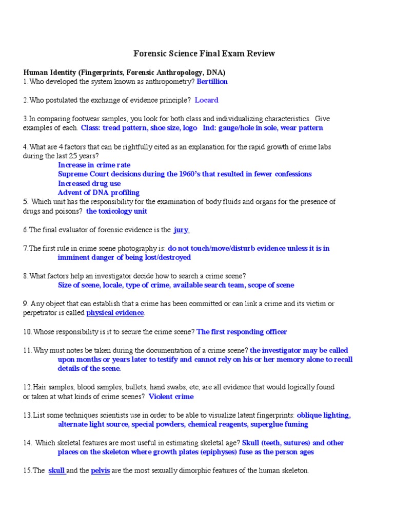 FHDF | PDF | Microscope | Crime Scene