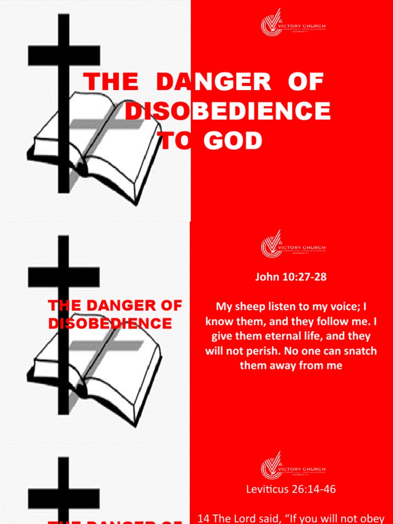 The Danger of Disobedience | PDF