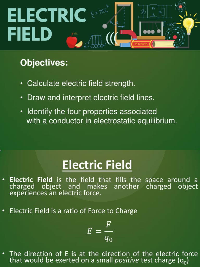 1.3 Electric Field | PDF | Electric Field | Electric Charge