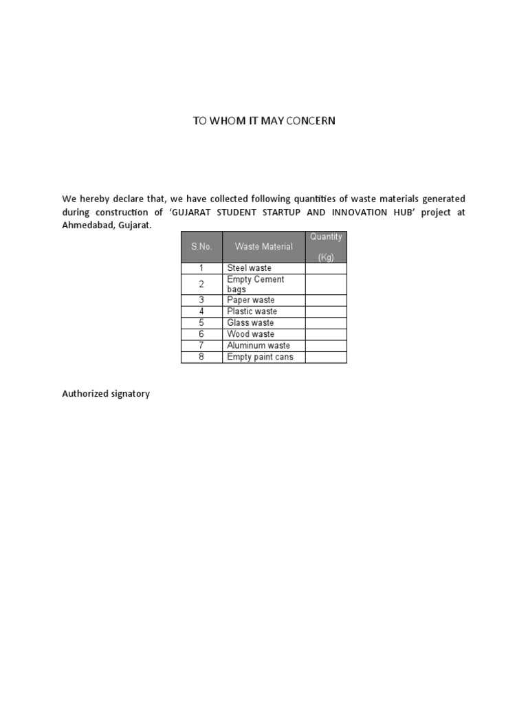 Letter From Scrap Dealer | PDF