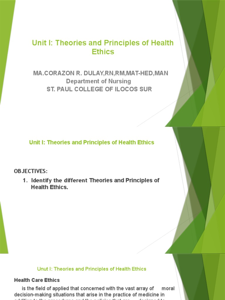 Newunit 1 Health Ethics | PDF | Medical Ethics | Autonomy