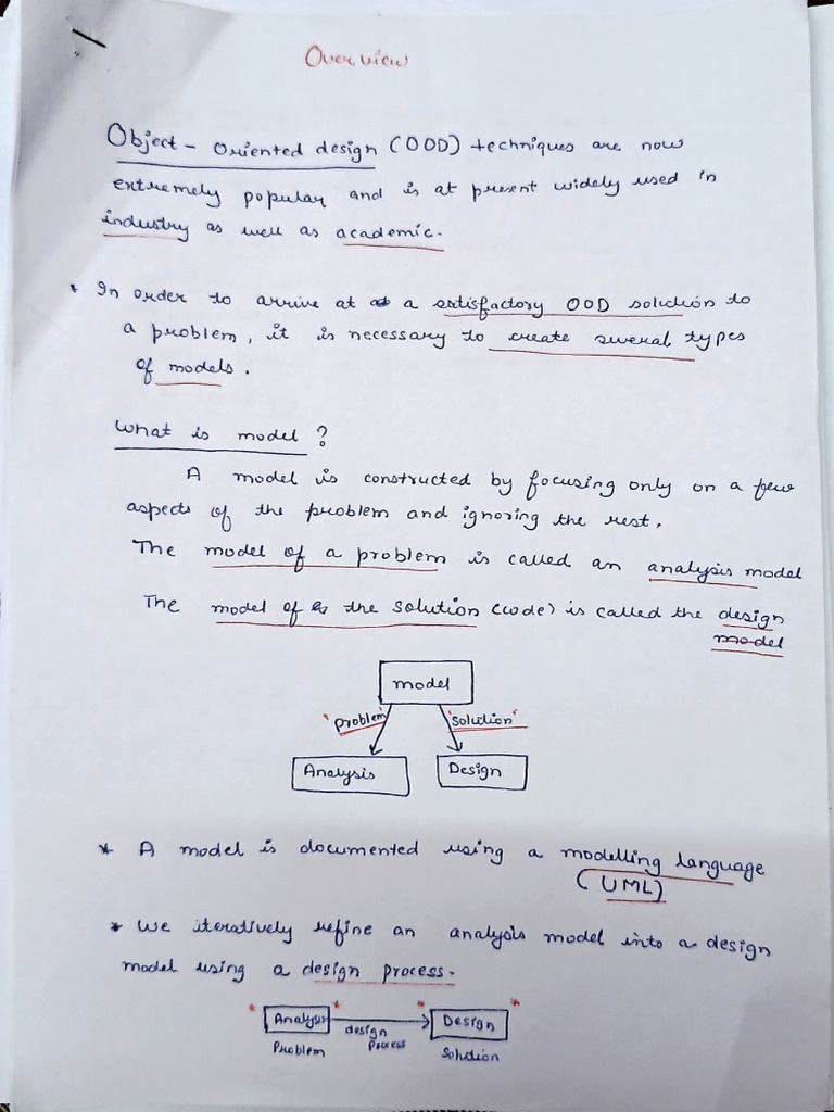 Unit 5 Object Oriented Design Pdf