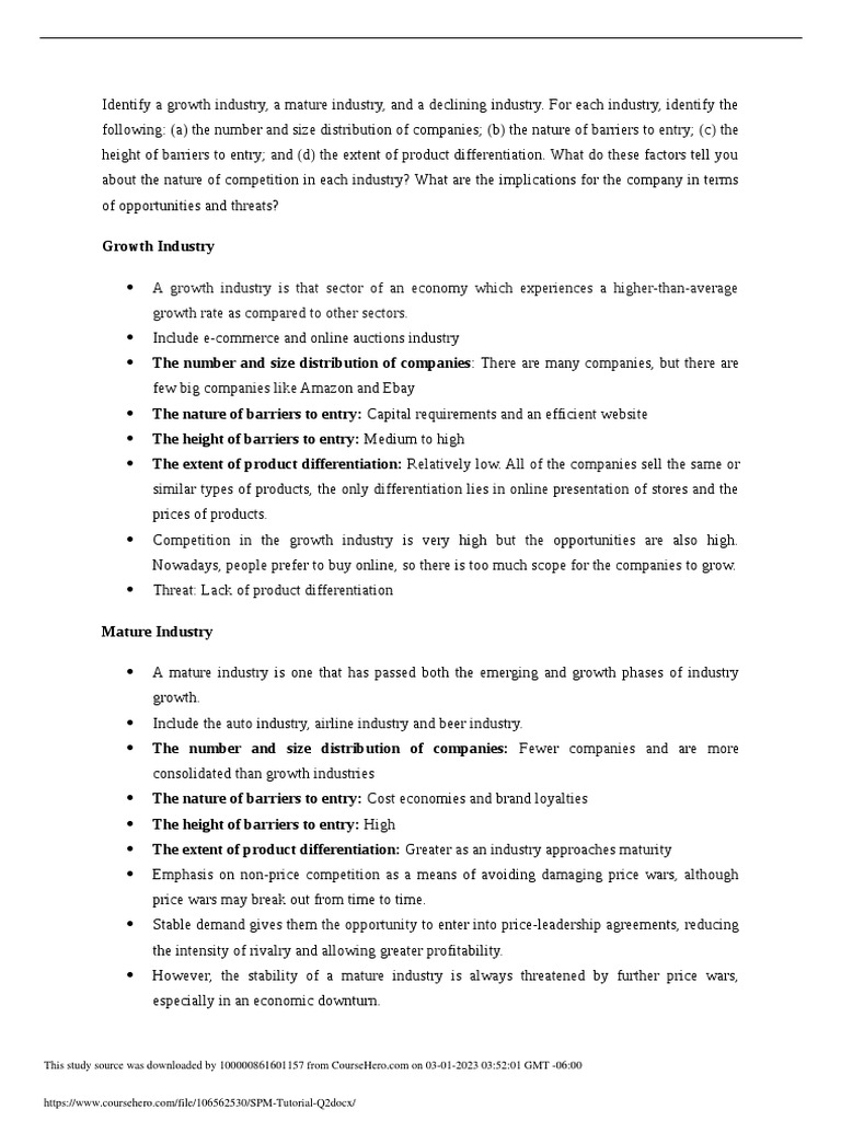 Stratman Activity | PDF | Competition | Profit (Economics)