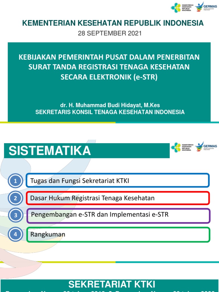 Kebijakan Pemerintah Pusat Dalam Penerbitan Surat Tanda Registrasi ...